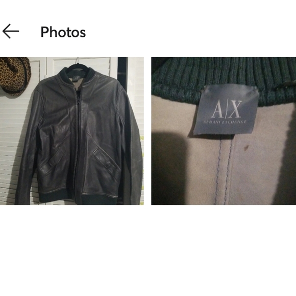 Armani Exchange | Jackets & Coats | Ax Leather Jacket | Poshmark